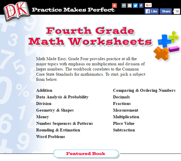15 Helpful Math Websites for Teachers & 5 to Share with Kids ...