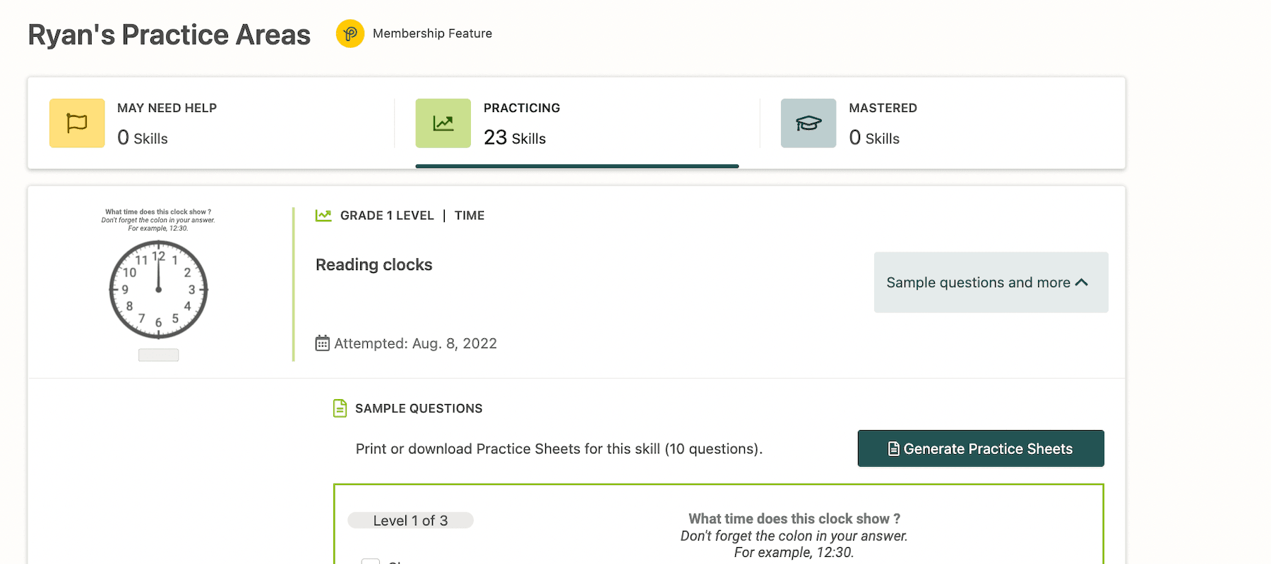 How to Use the Practice Areas Tool as a Prodigy Parent | Prodigy Education