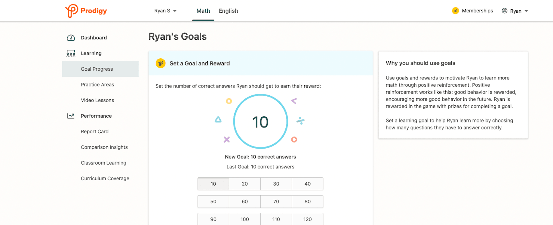 How to Use Goals & Rewards as a Prodigy Parent | Prodigy Education